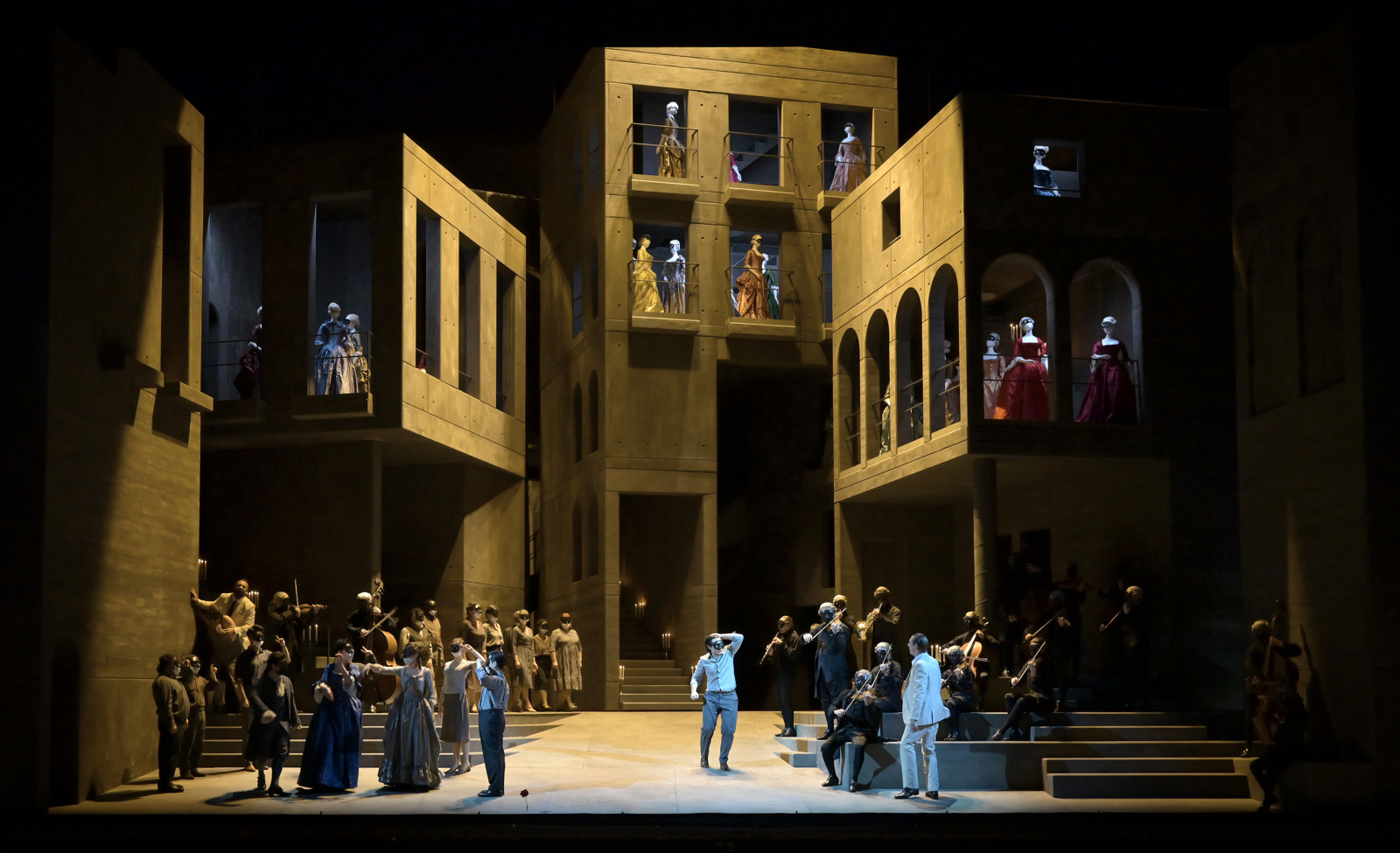 Quatuor de basses pour Don Giovanni à l’Opéra Bastille - ResMusica