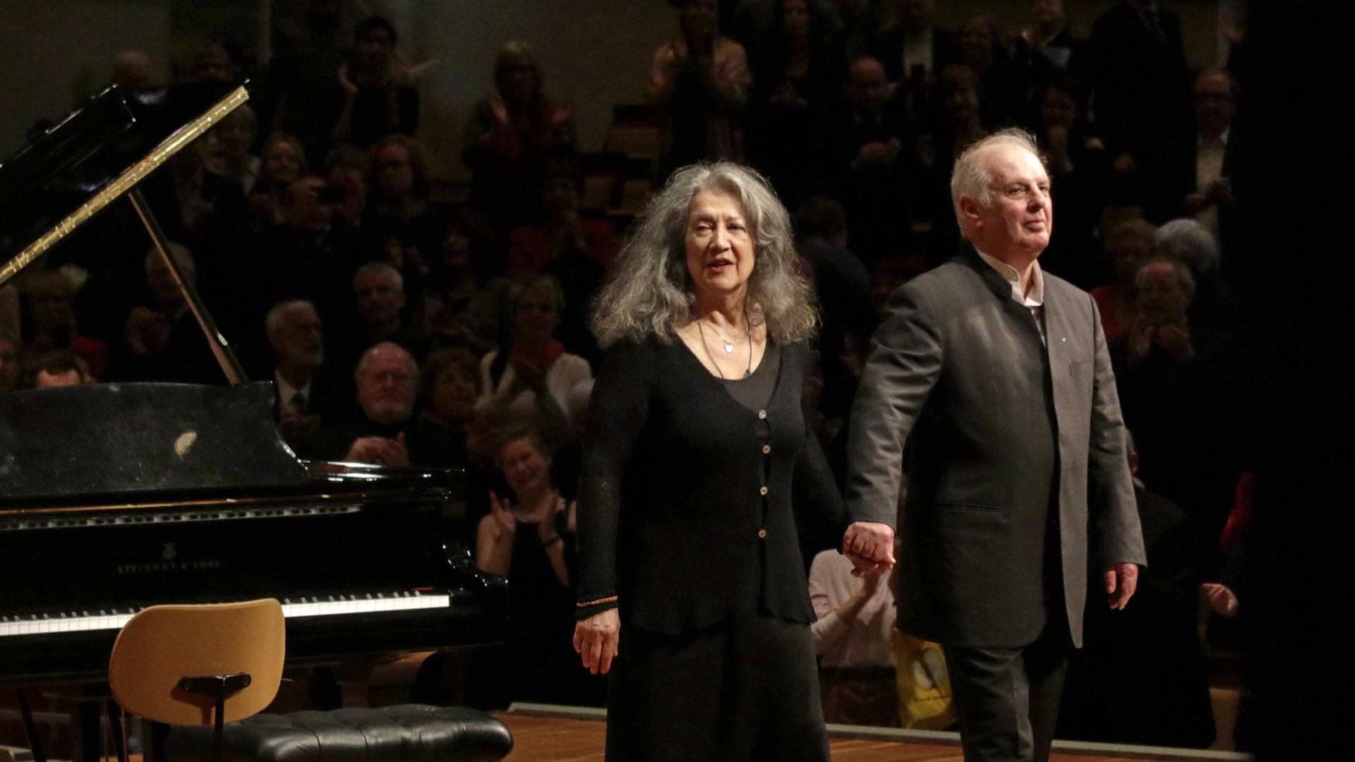 Martha Argerich, Daniel Barenboim et les Berliner Philharmoniker ...