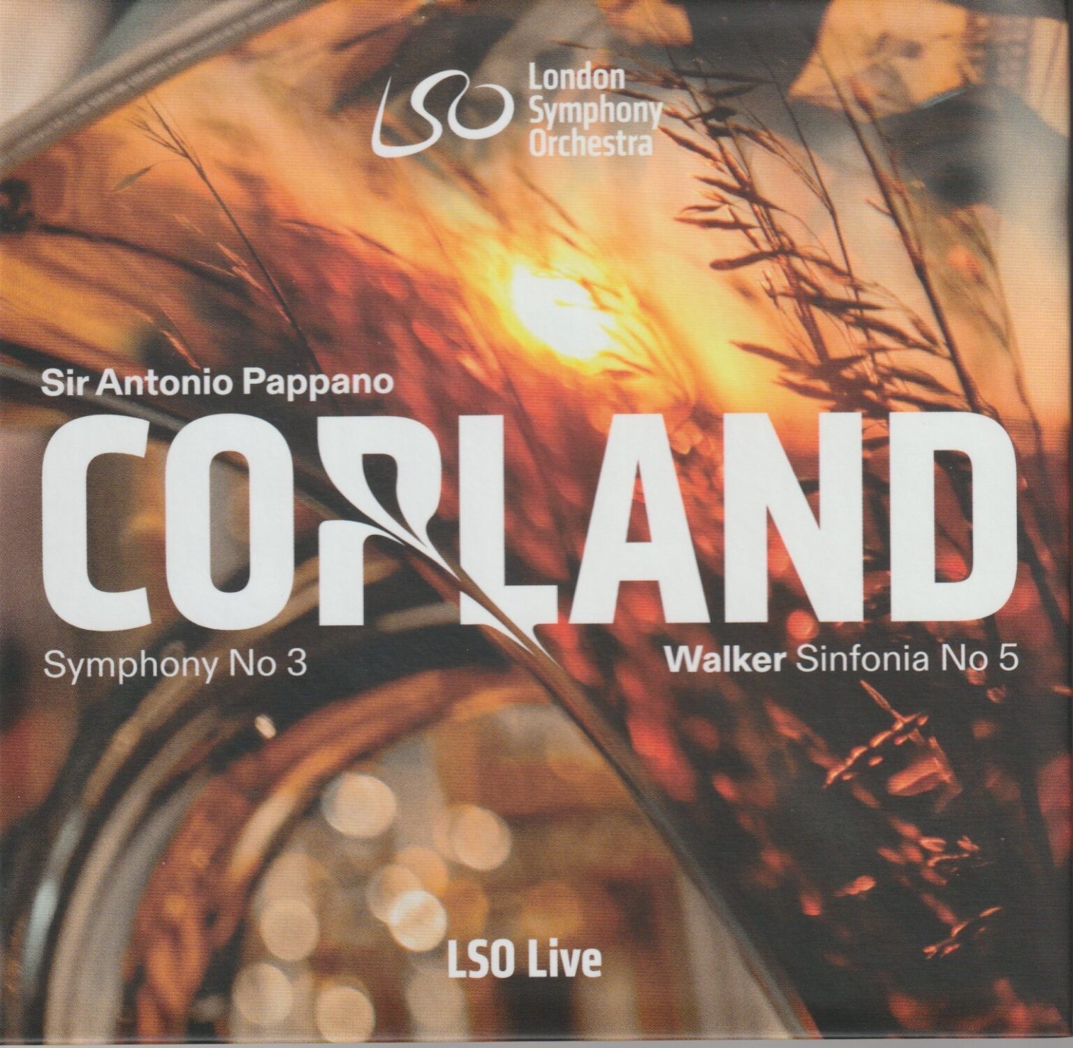 Grandiose narration d’Antonio Pappano et du LSO dans Copland et Walker ...